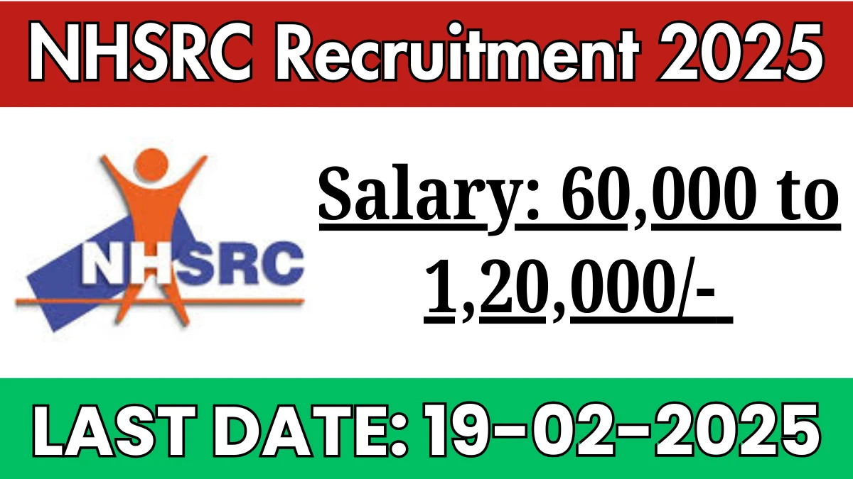 NHSRC Short-Term Consultant Recruitment 2025 - Apply Online