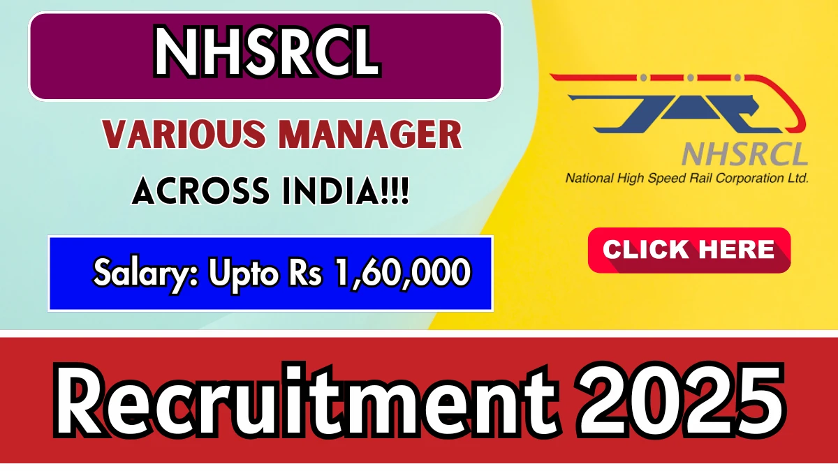 NHSRCL Recruitment 2025 - Apply Online for 36 Assistant Technical ...
