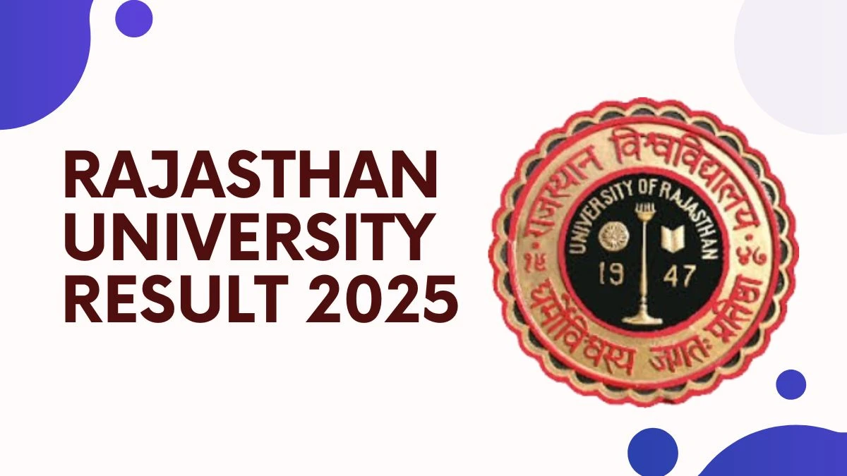 Rajasthan University Result 2025 Out at uniraj.ac.in Direct Link to Download 2nd and 4th Sem Result