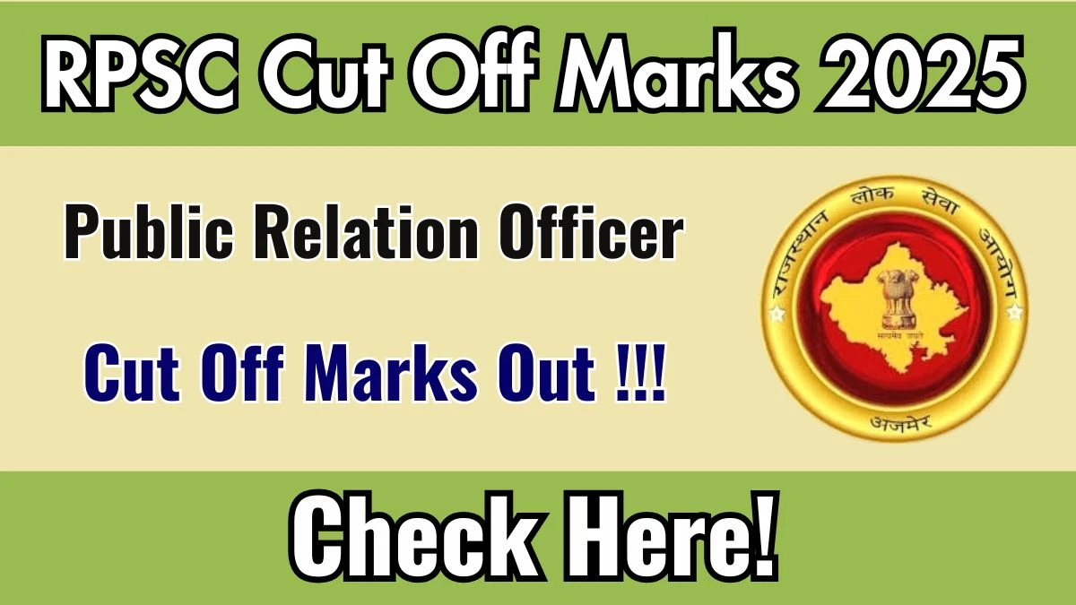 RPSC PRO Cut Off Marks 2025 Released – Check at rpsc.rajasthan.gov.in