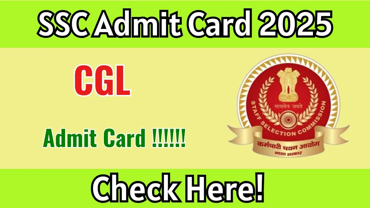 SSC CGL Admit Card 2025 – Download Link for Re-Exam at ssc.gov.in