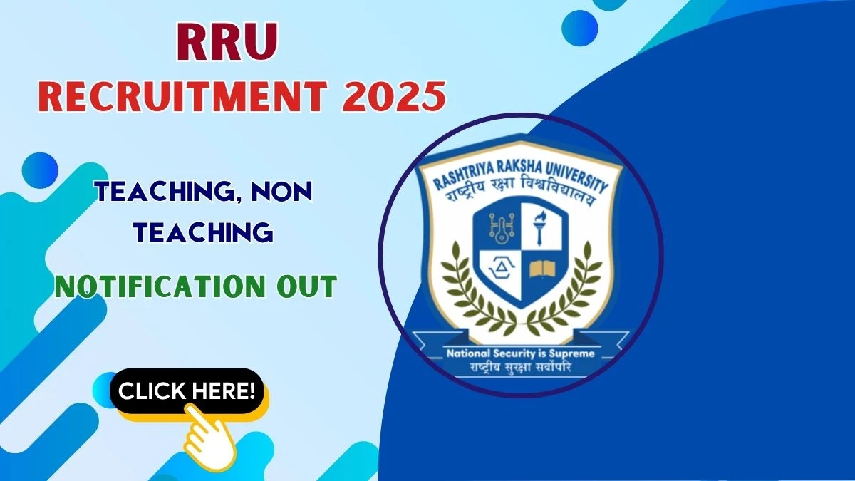 RRU Recruitment 2025 - Apply Offline for Teaching and Non Teaching Posts