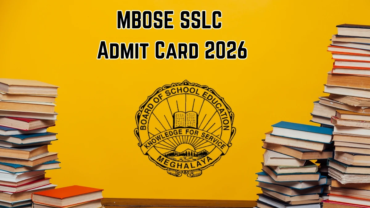MBOSE SSLC Admit Card 2026 OUT mbose.in Check MBOSE Class 10th Hall ...